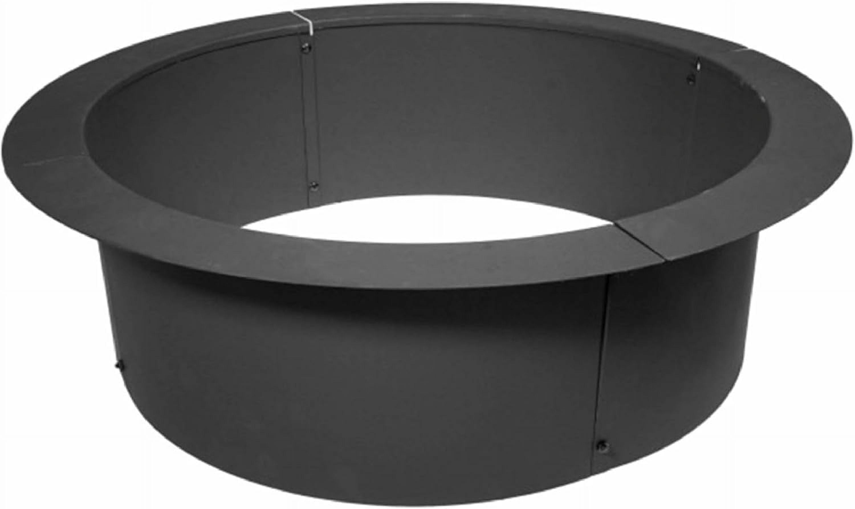 Titan Great Outdoors 33" Diameter Steel Fire Pit Liner Ring Heavy Duty ...