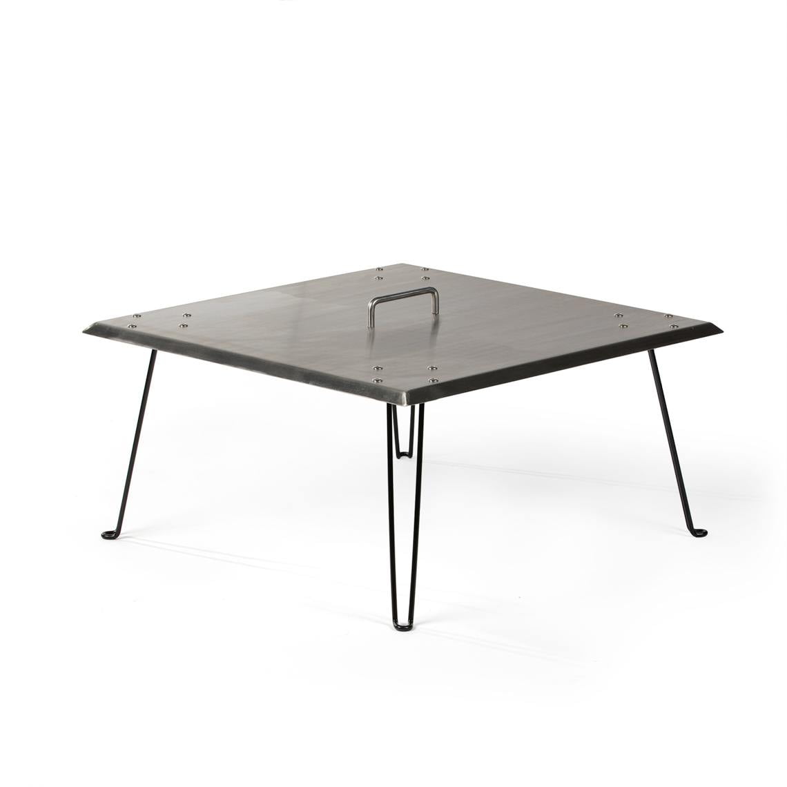 Titan Great Outdoors Fire Pit Heat Deflector, Pushes Heat Down and Out ...