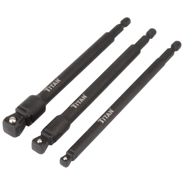 Titan Impact Wobble Socket Adapter Set,3 pcs. 49006 - Walmart.com
