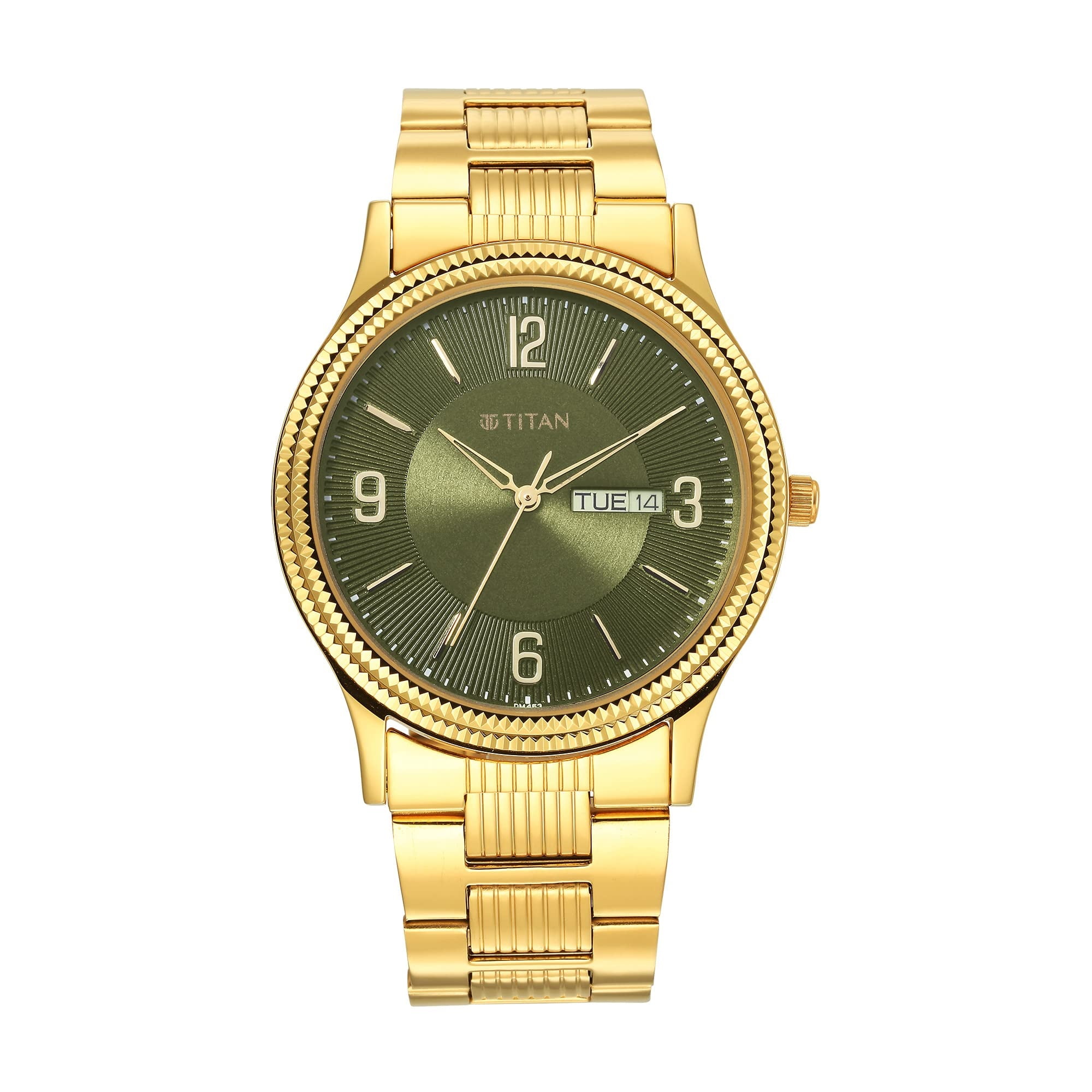 Titan Karishma Green Dial Analog Stainless Steel Strap Watch for Men ...