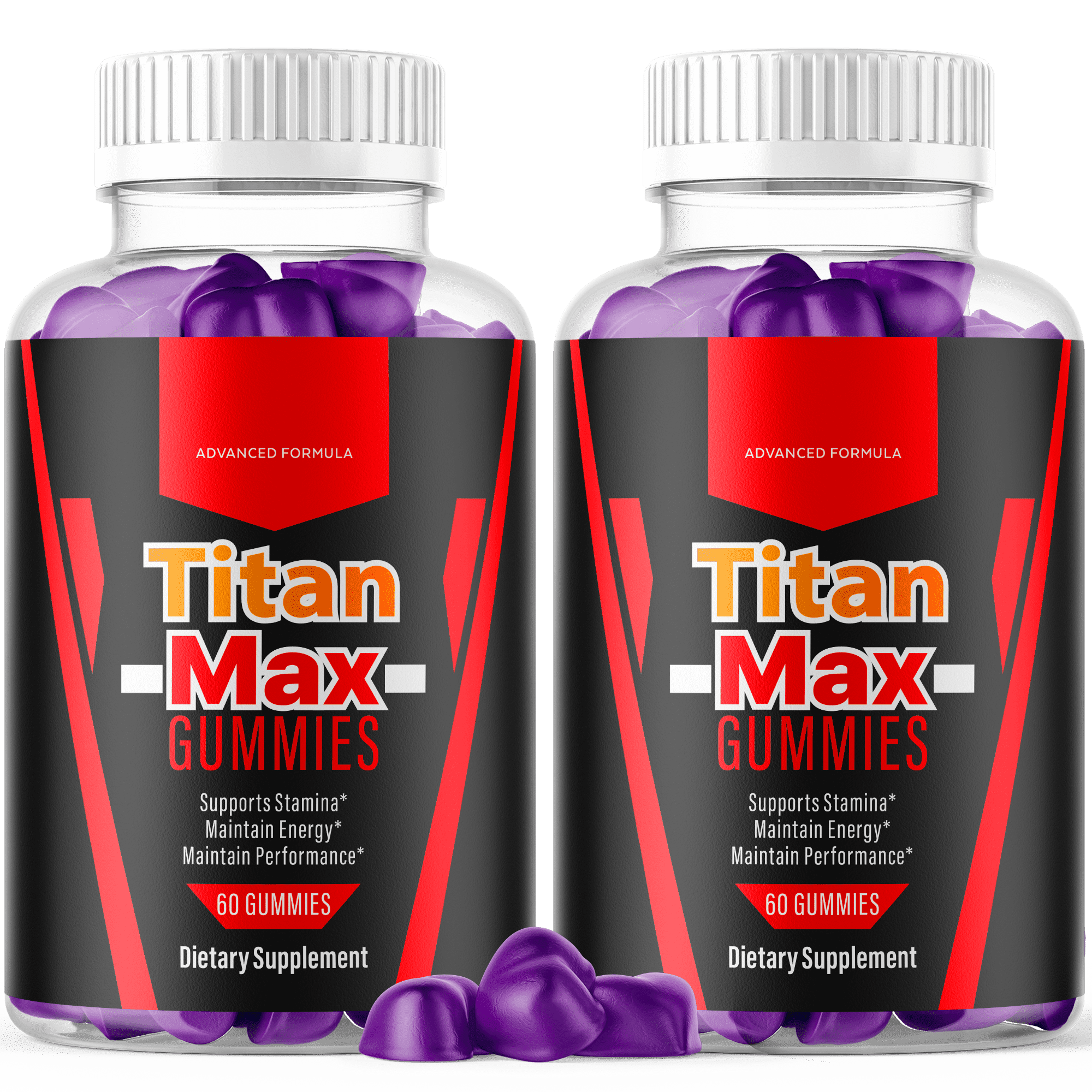 Titan Max Gummies Advanced Formula All Natural Vitamin Supplement ...