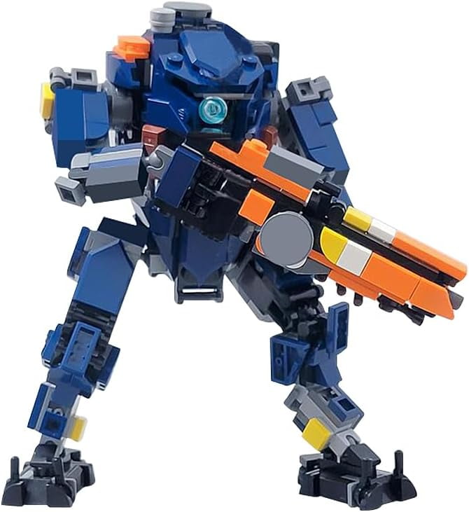 Titan Mecha Building Blocks Set, Cool Mecha Movable Figures Puzzle Toy ...