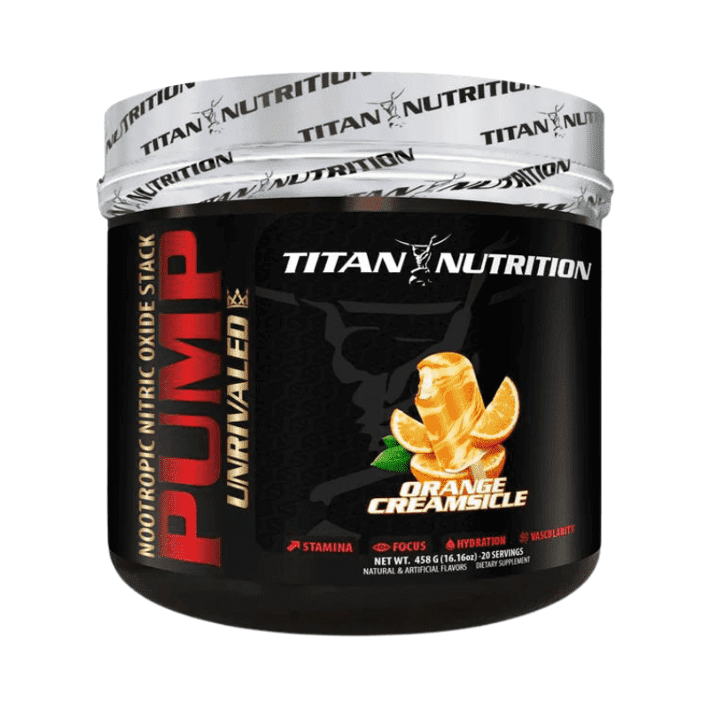 Titan Nutrition Unrivaled Nootropic Nitric Oxide Stack, Orange ...
