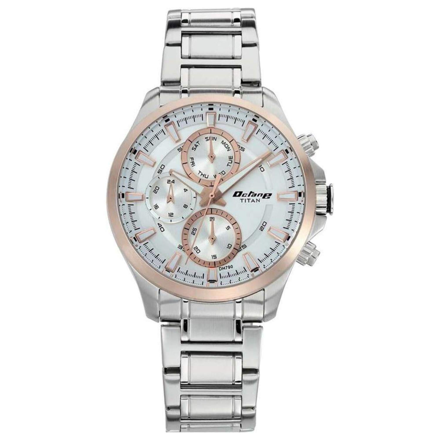 Titan Octane Active Analog White Dial Men's Watch-NL90104KM03 - Walmart.com