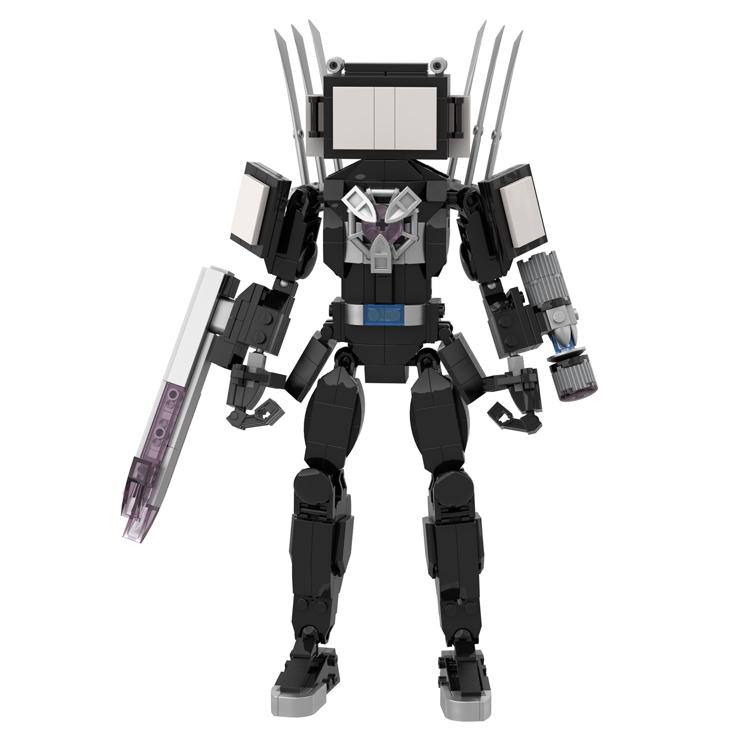 Titan Pencil & Drill TV Man Building Block Set – Funny Toilet Hero ...