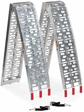 Titan Ramps 7.5' Arched ATV Loading Ramps for Pickup Truck Bed ...