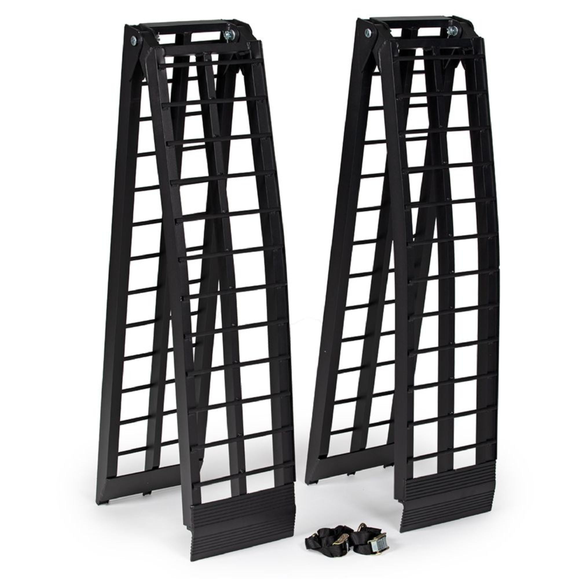 Titan Ramps Folding Arched ATV Loading Ramps, Aluminum, 8 ft, 1200 lb ...