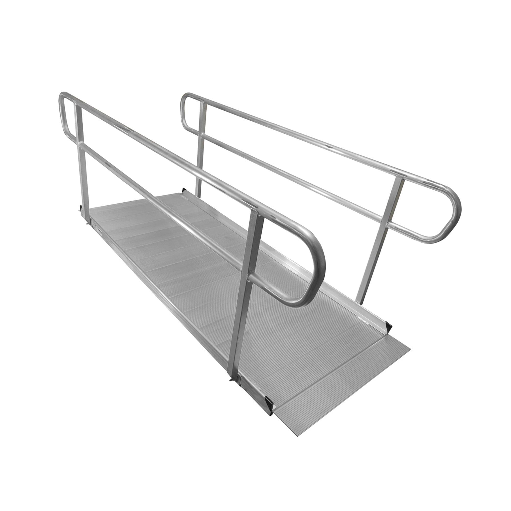 Titan Ramps 8' Wheelchair Entry Ramp with Handrails – 850 lb. Capacity ...