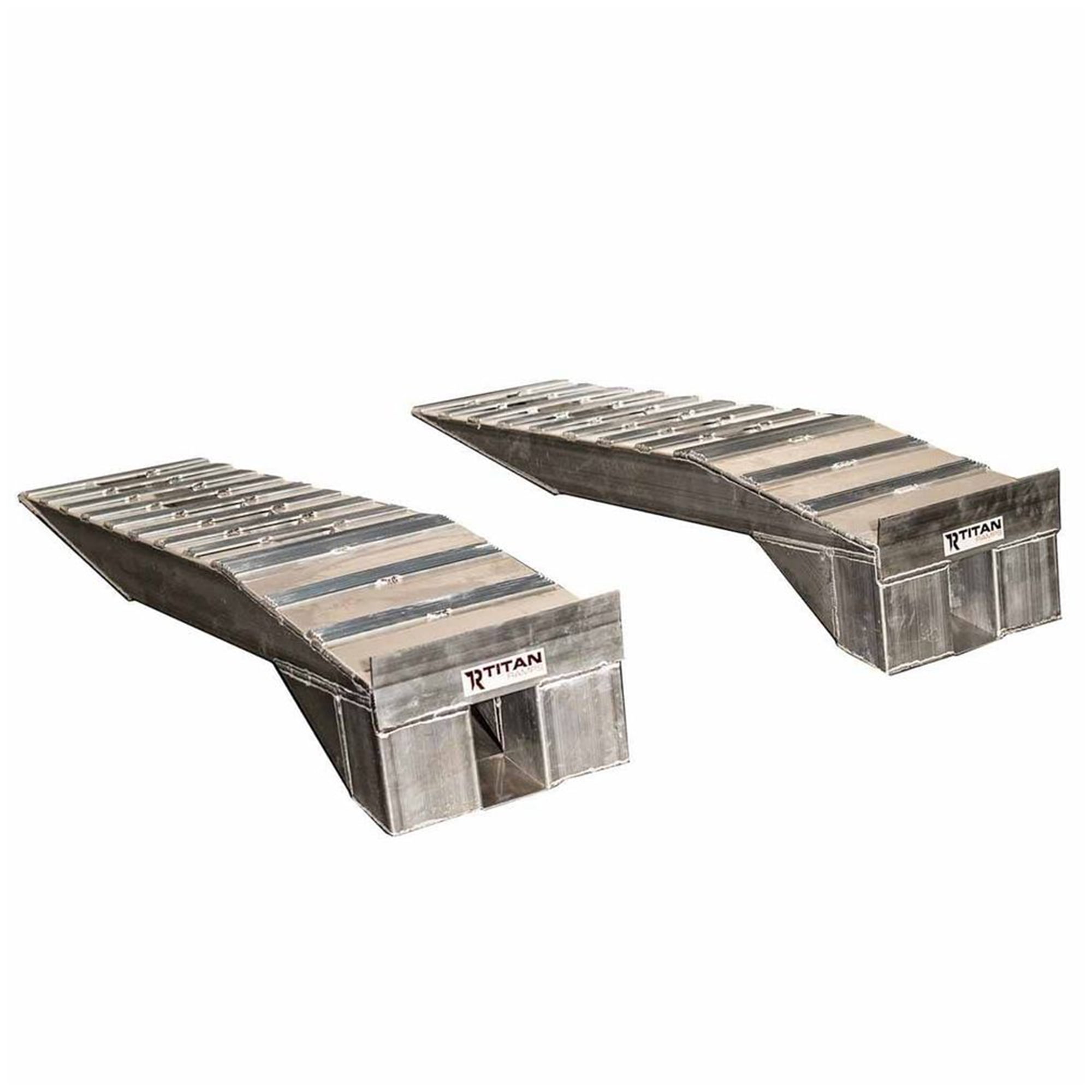 Titan Ramps Aluminum Semi Truck Riser Ramps 20,000 Pound Capacity ...