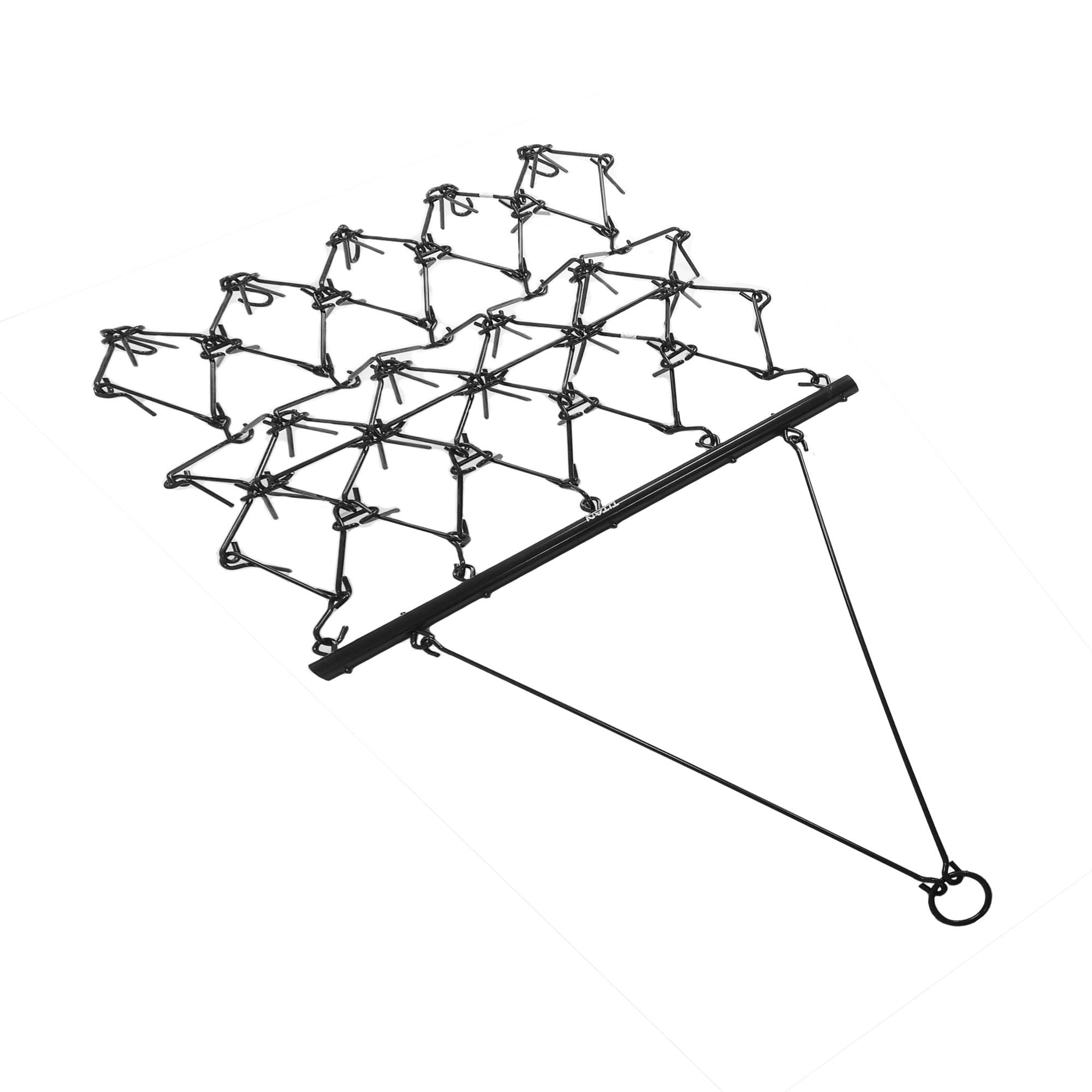 Titan Ramps 4'x4' Heavy-Duty Drag Harrow with Tow Bar and Steel Spikes ...