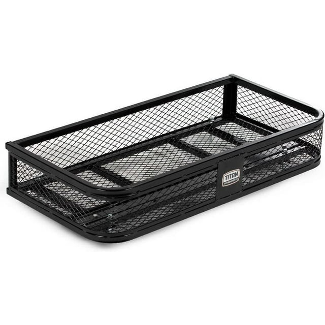 Titan Ramps Front ATV Basket 17" W x 36.5" L x 6" H Durable Mesh Steel ...