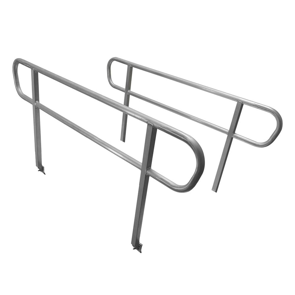 Titan Ramps 6' Aluminum Handrails for Wheelchair Entry Ramp, Mobility ...
