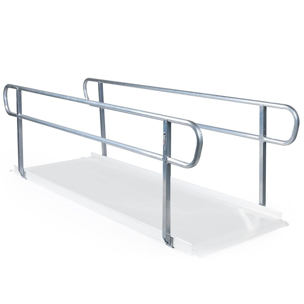 Titan Ramps 9.5' Wheelchair Mobility Entry Ramp Handrails - Walmart.com