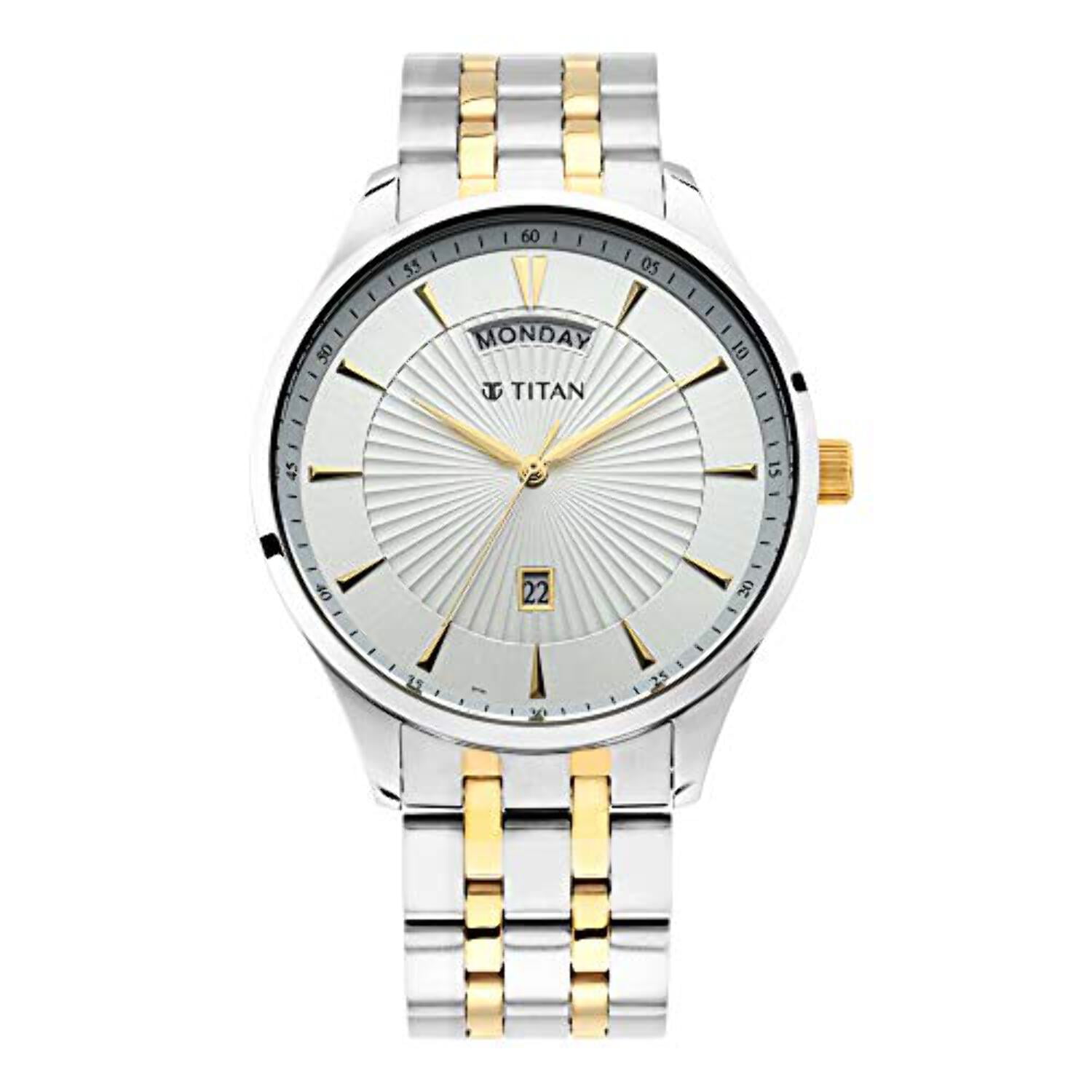 Titan Regalia Opulent Analog White Dial Men's Watch-90127BM01 - Walmart.com