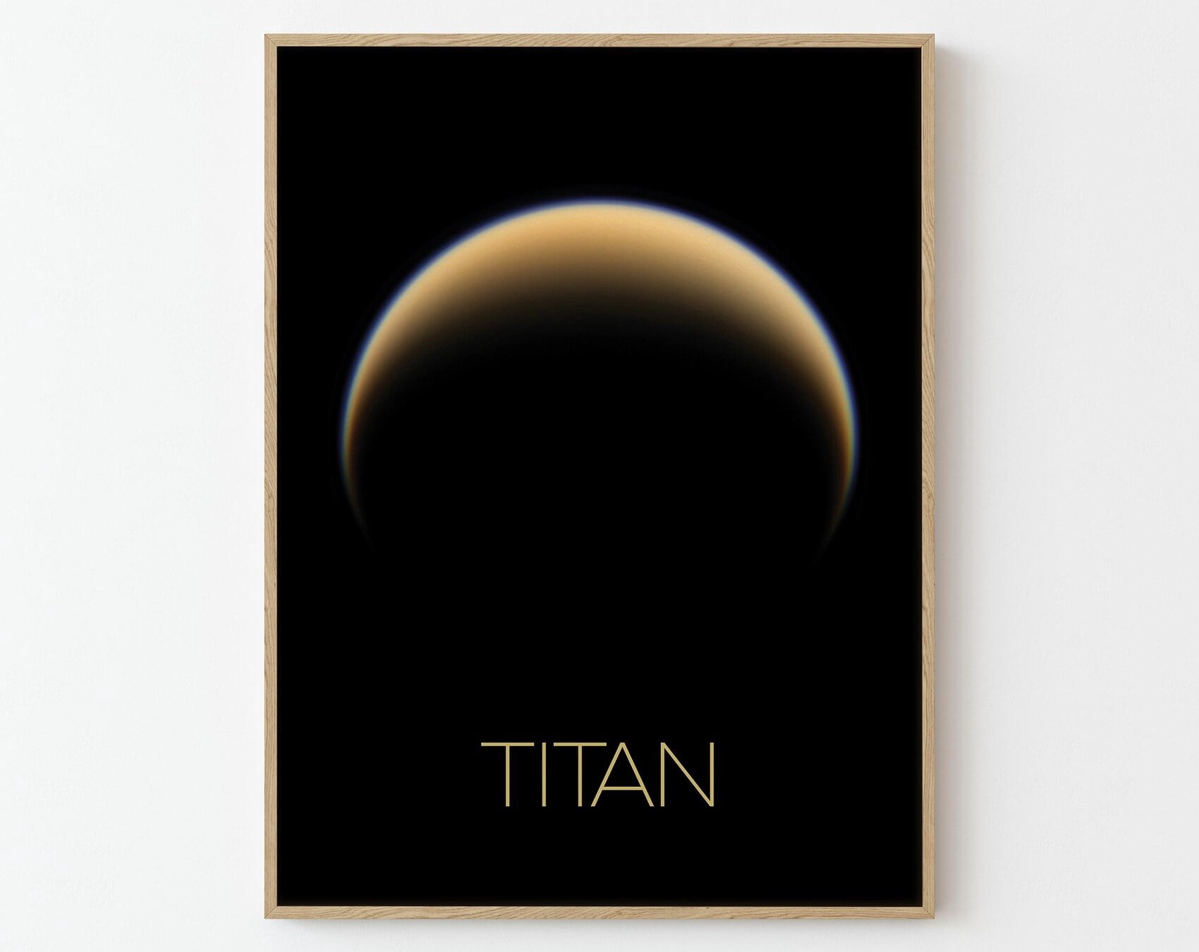 Titan Space Travel Poster Print | Stars Planets Universe Cosmos, 24x36 ...