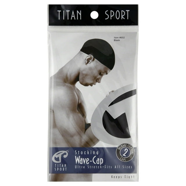 Titan Stocking Wave Cap Black - Walmart.com