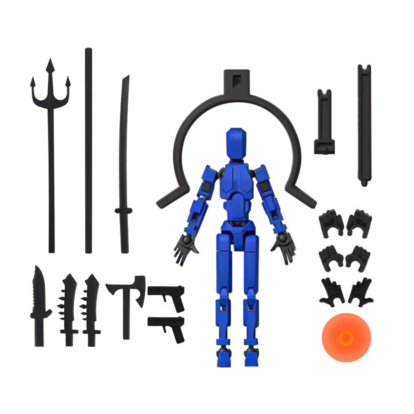 Titan T13 Action Figure Assembled 3D Printed Toy Doll,Mobile Doll Set ...