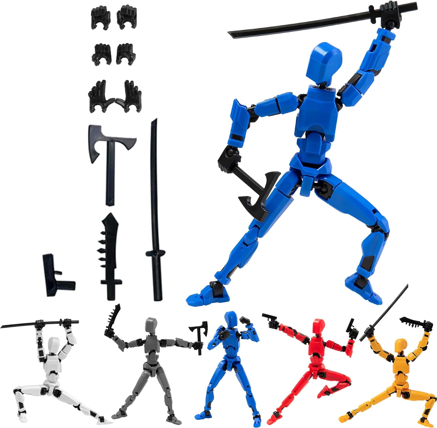 Titan T13 Action Figures Fidget Toys for Boys Autism Sensory Toys 3D ...