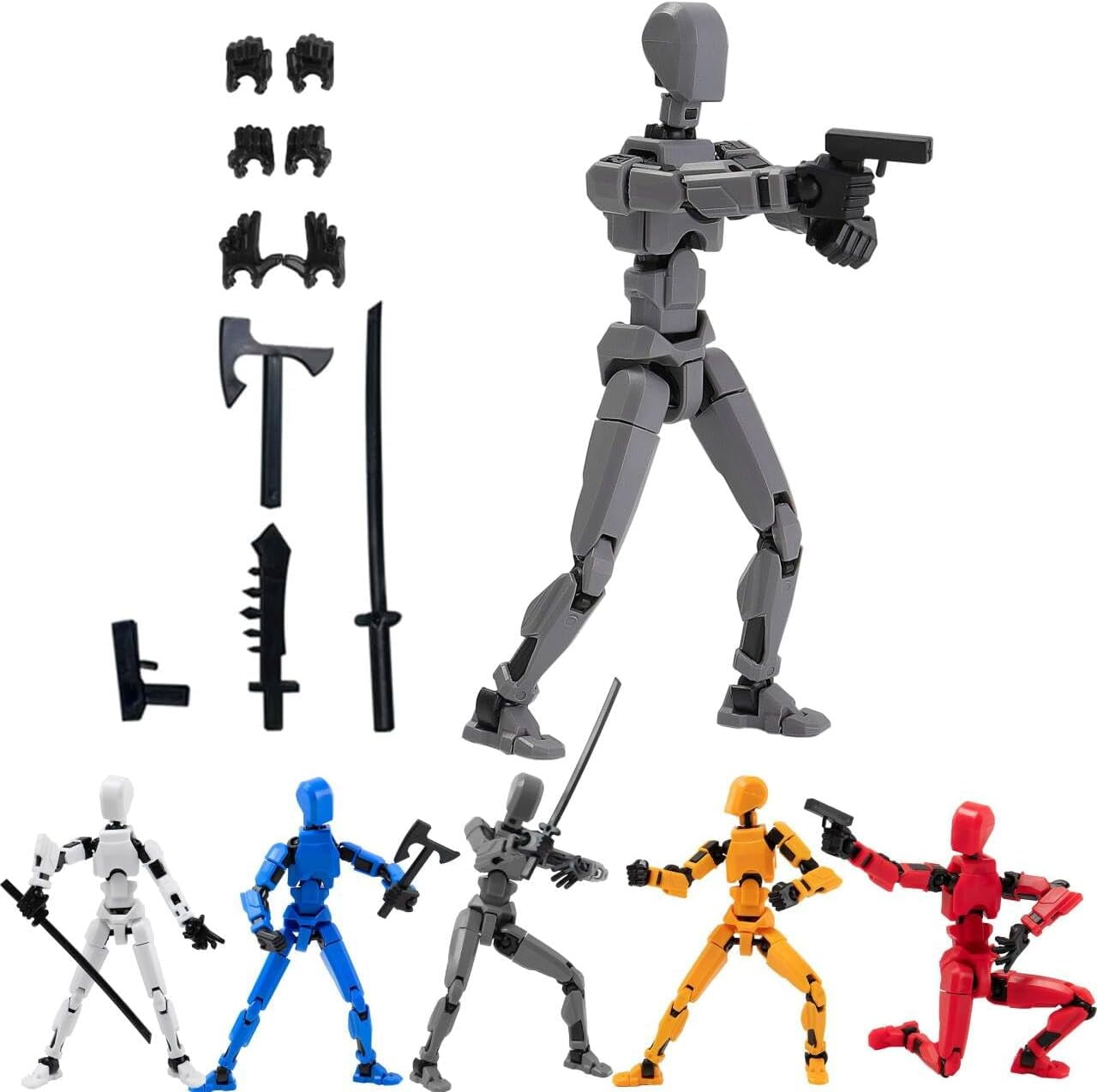 Titan T13 Action Figures Fidget Toys for Boys Autism Sensory Toys 3D ...