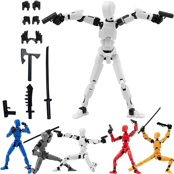 Titan T13 Action Figures Fidget Toys for Boys Autism Sensory Toys 3D ...