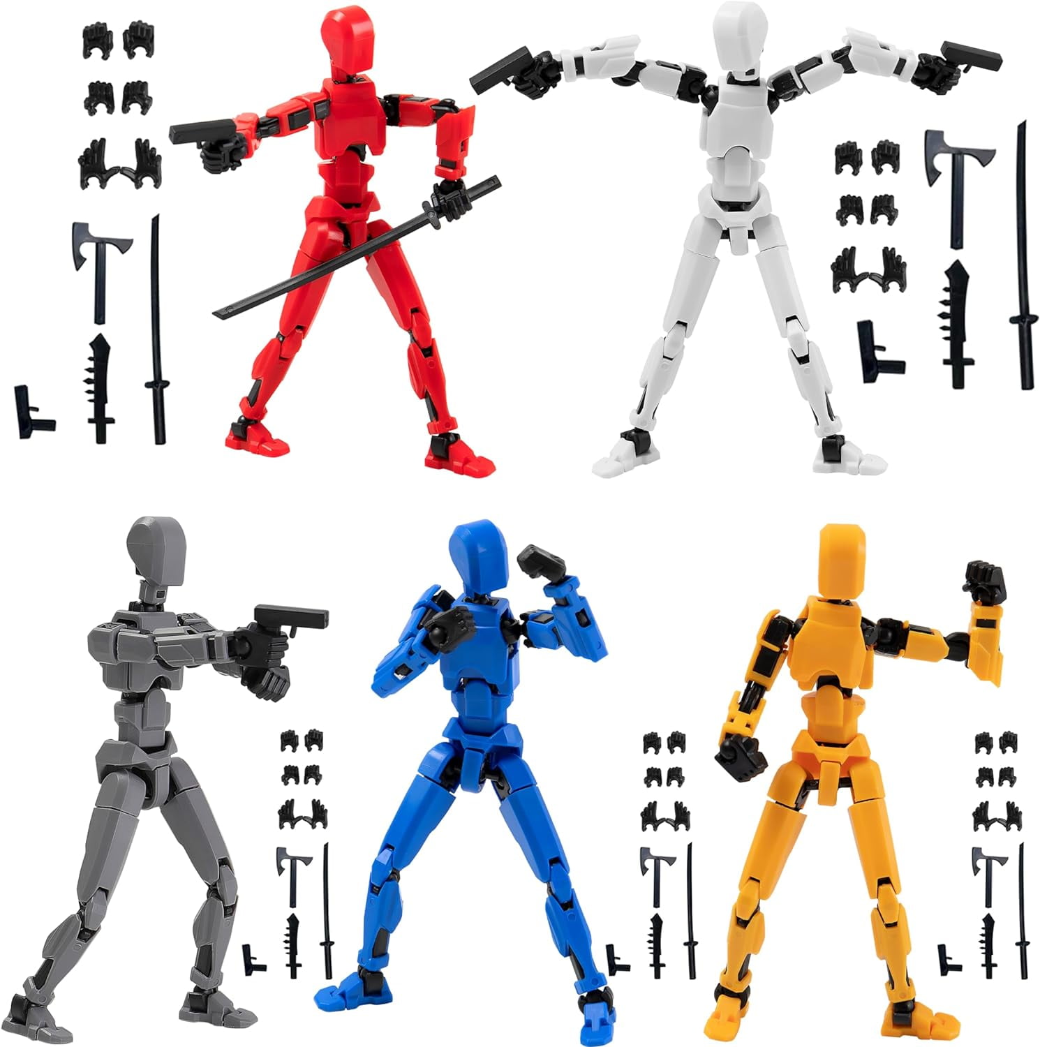 Titan T13 Action Figures Fidget Toys for Boys Autism Sensory Toys 3D ...