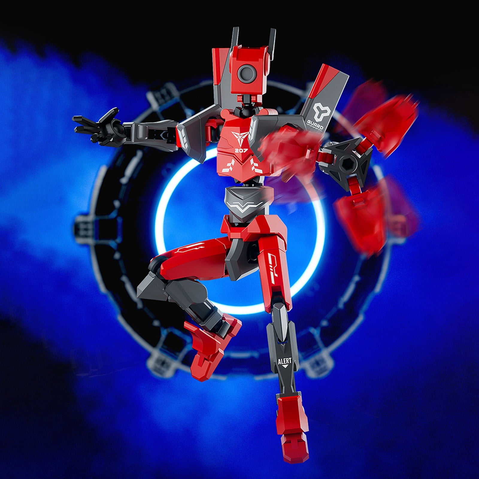 Titan T13 Action Figures Lucky Dummy 13 Robot Anime Figures Fidget Toys ...