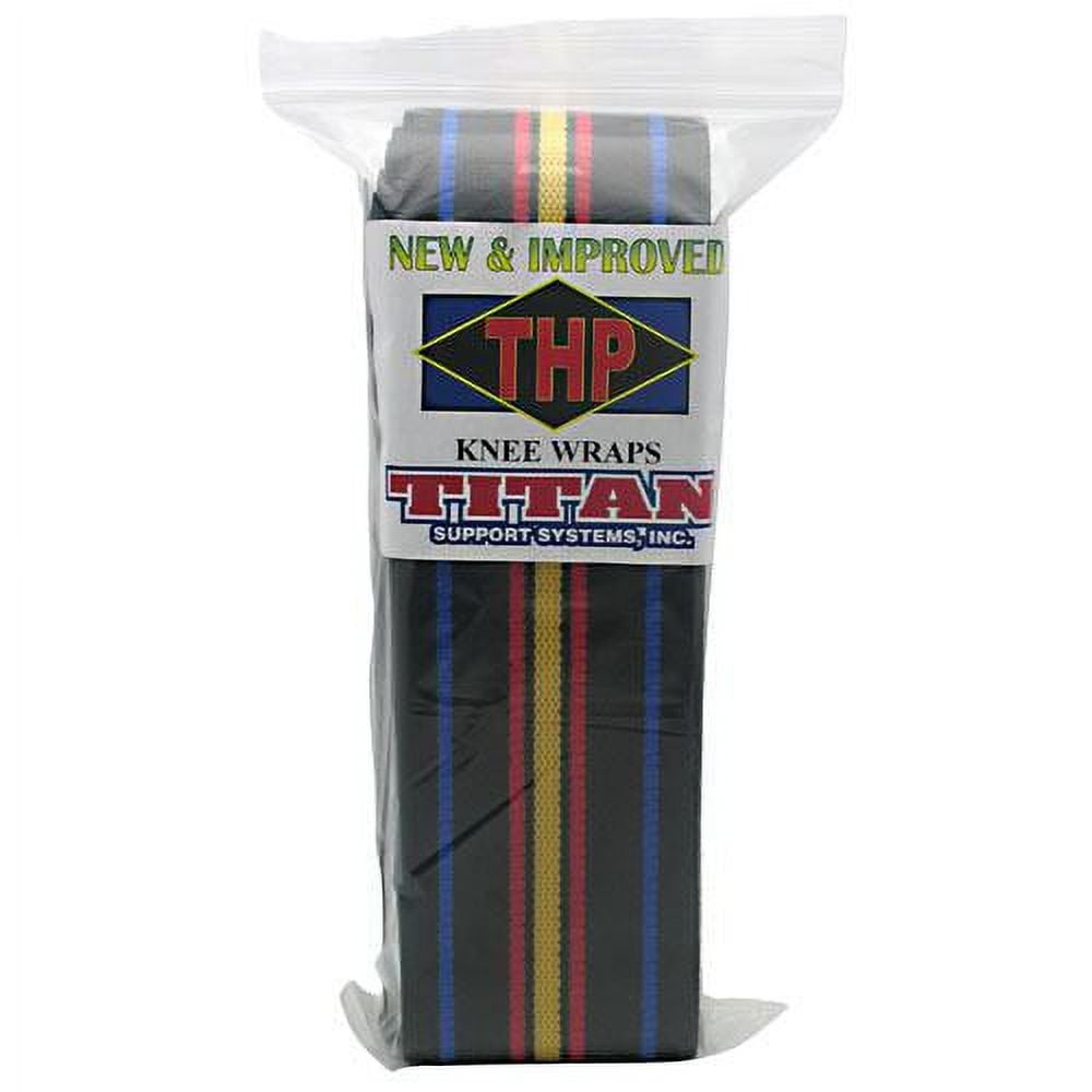 Titan THP Powerlifting Knee Wraps 2m pair - Walmart.com
