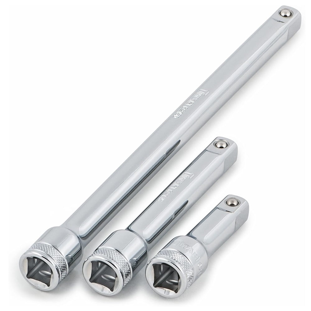 Titan Tools - 3Pc 1/2 Dr Extension Set (62140) - Walmart.com