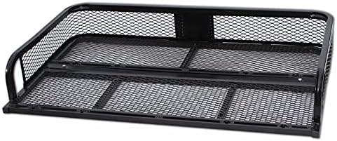 Titan Universal ATV Rear Storage Rack, Steel Cargo Basket Carrier ...