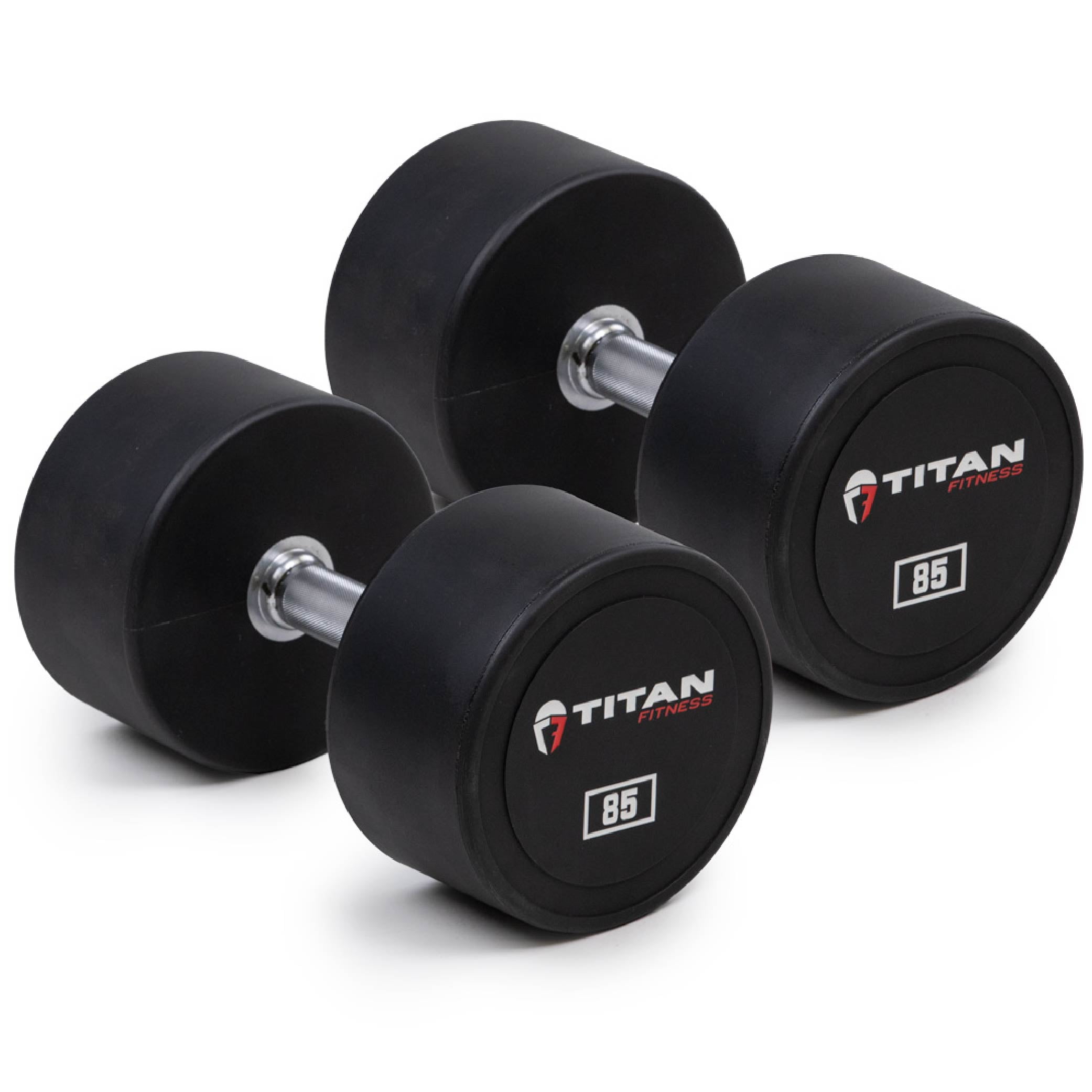 Titan Urethane Dumbbells | 85 LB | Pair - Walmart.com