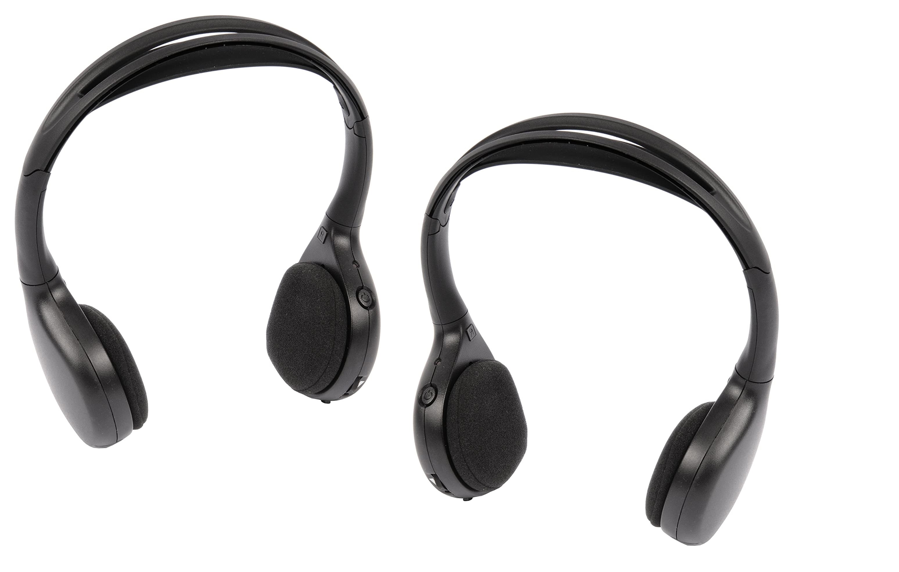 Titan Wireless Headphones - Folding Wireless DVD Headset (set of 2 ...