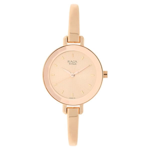 Titan Raga Viva Quartz Analog Rose Gold Round Dial Rose Gold Metal ...