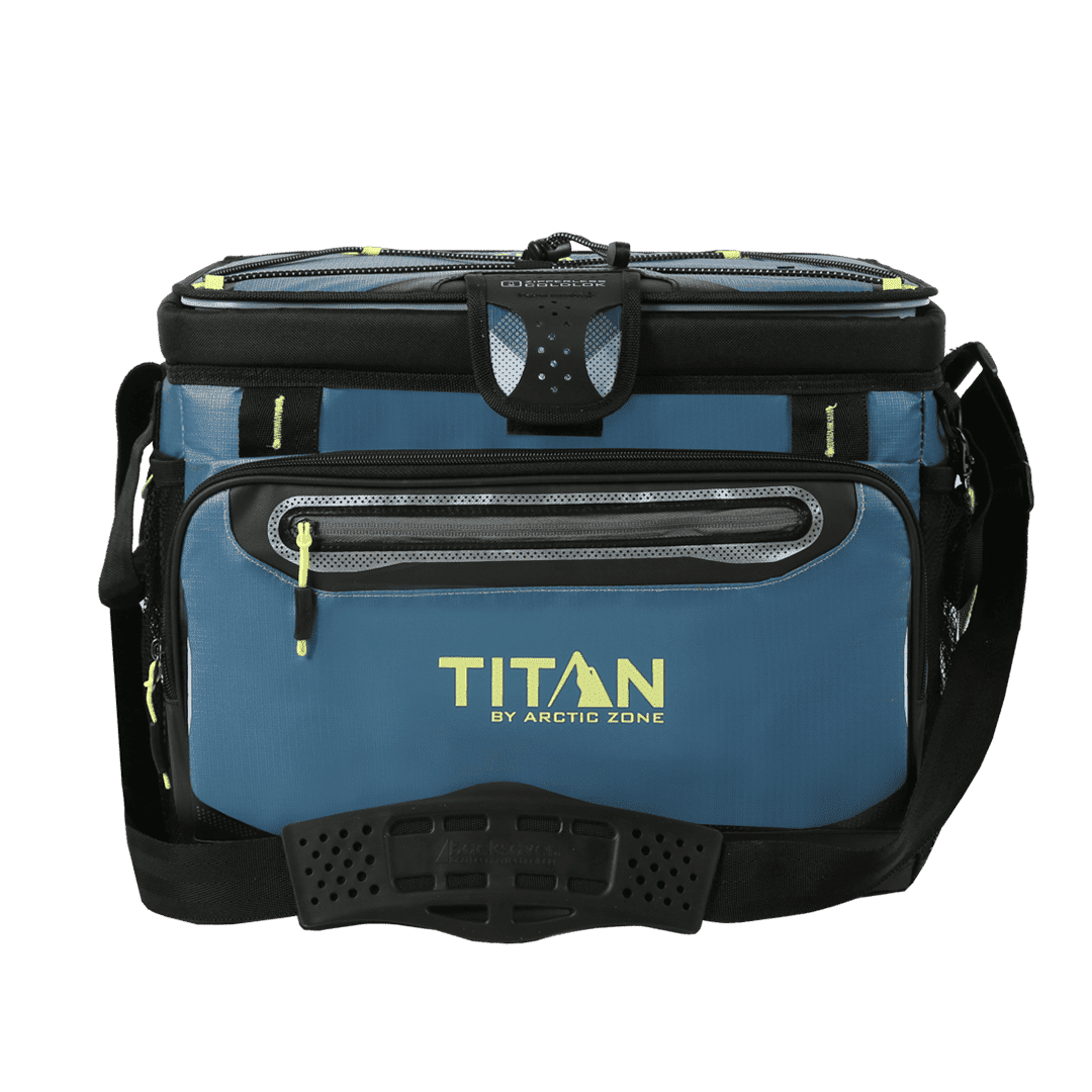 Titan by Arctic Zone, 30 Can Zipperless Soft Cooler, Marine Blue ...