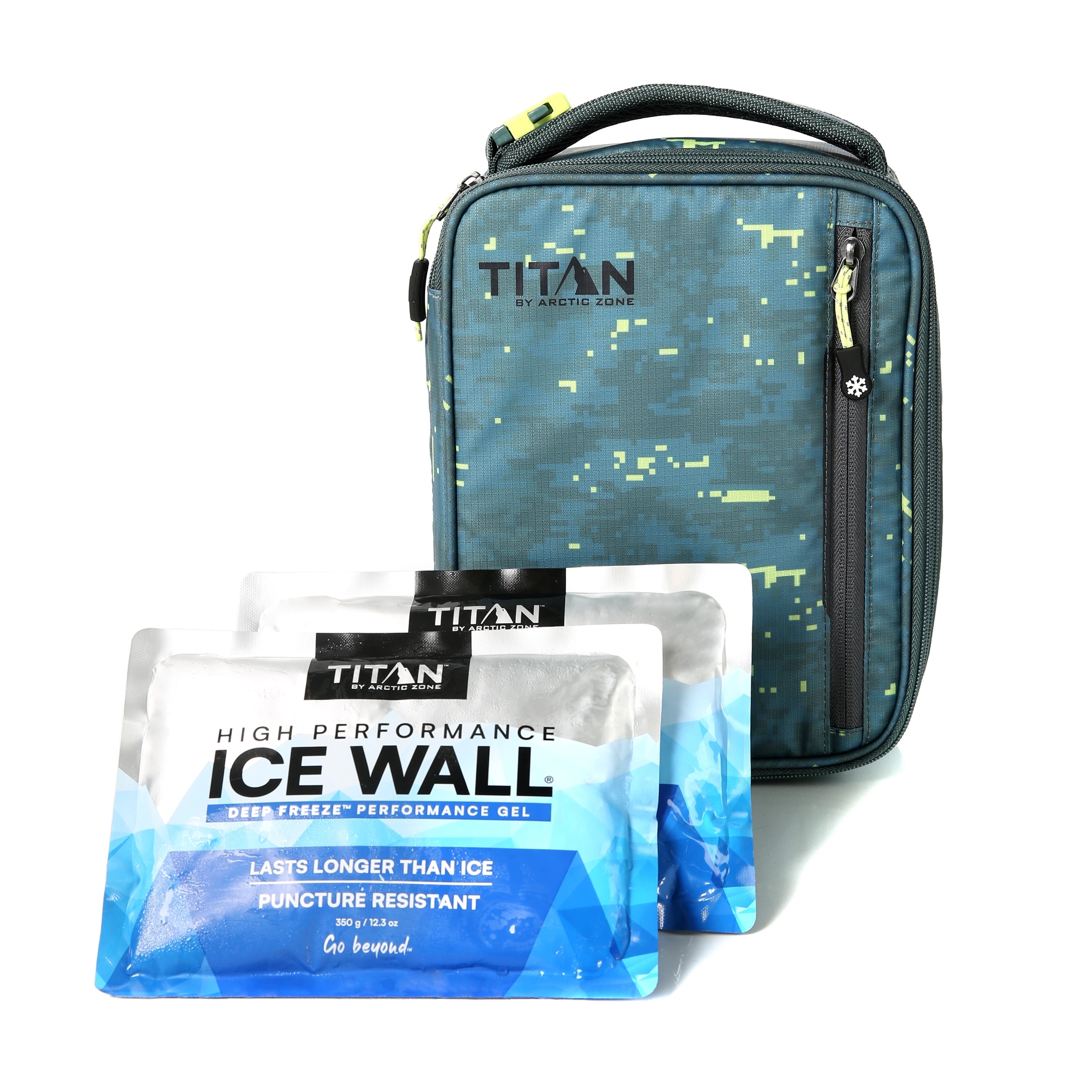 Titan by Arctic Zone Fridge Cold Insulated Lunch Box with Reusable Ice ...