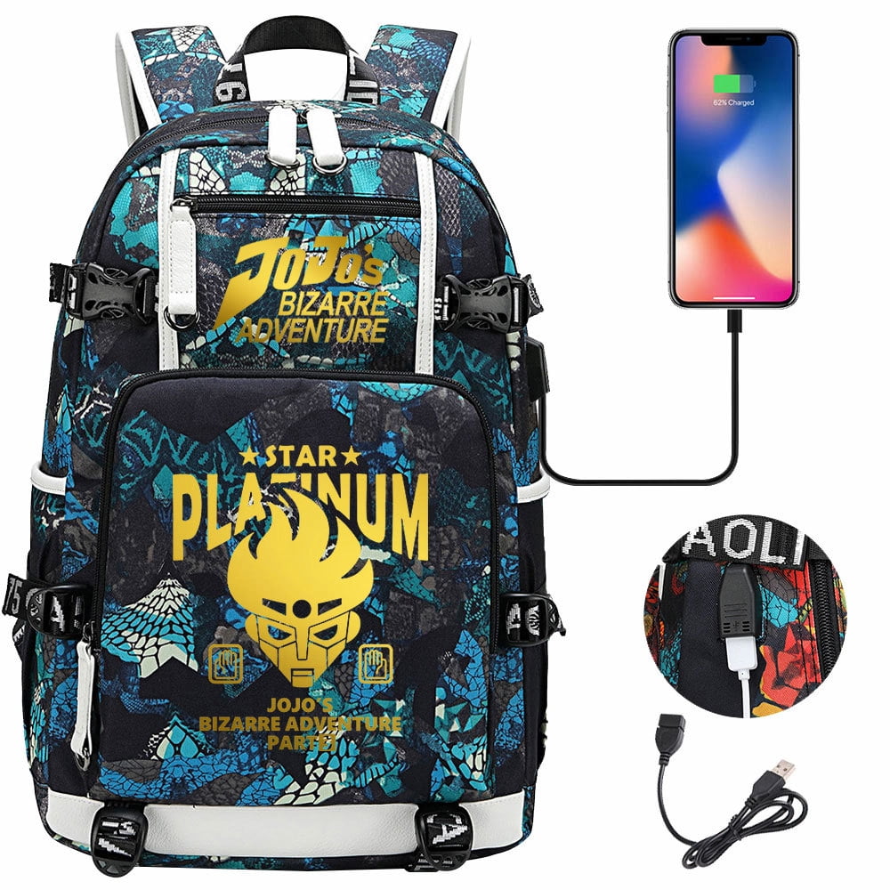 Titan-themed Backpack for Kids and Teens with USB Charging and Laptop ...