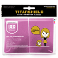 TitanShield (150 Sleeve/Bubblegum Pink) Small Japanese Sized Trading ...