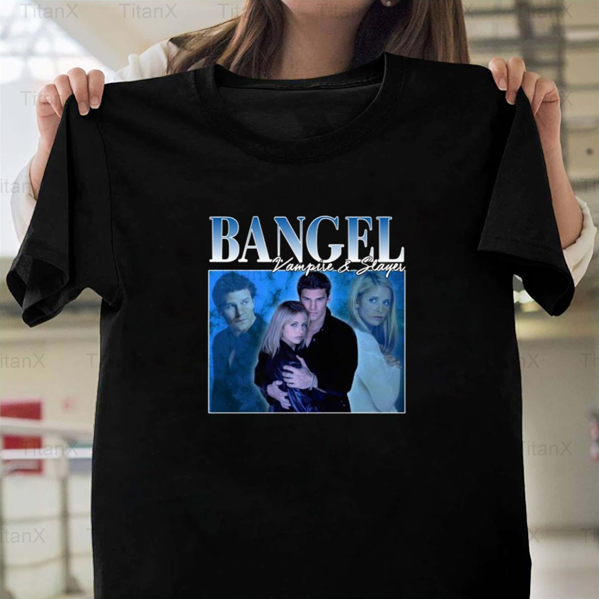 TitanX91 Bangel Retro Buffy Angel Ship Graphic, Vintage TV Show Couple Inspired Style T-Shirt ...