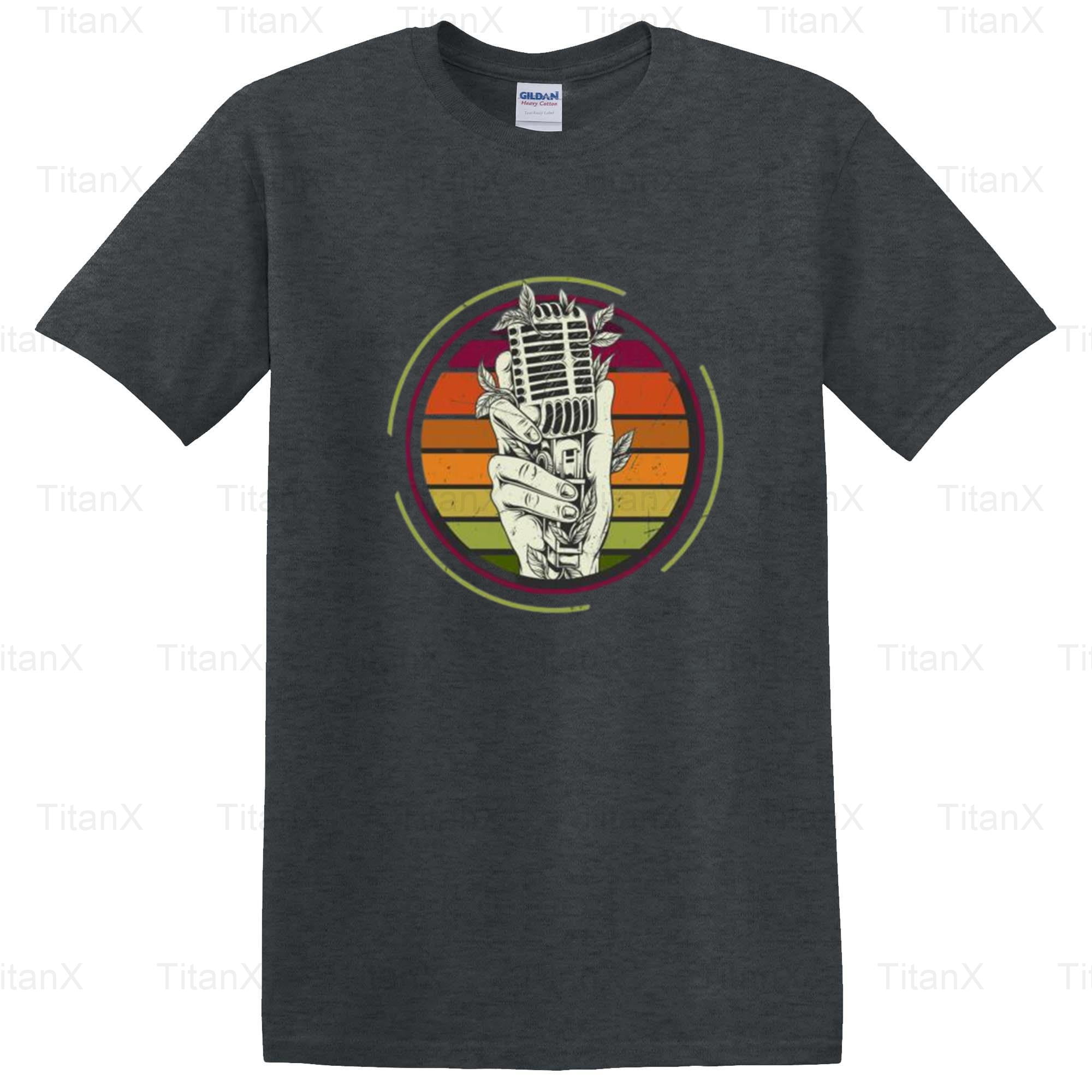 TitanX95 Iconic Microphone Retro Singer Style Graphic Design Art Look ...
