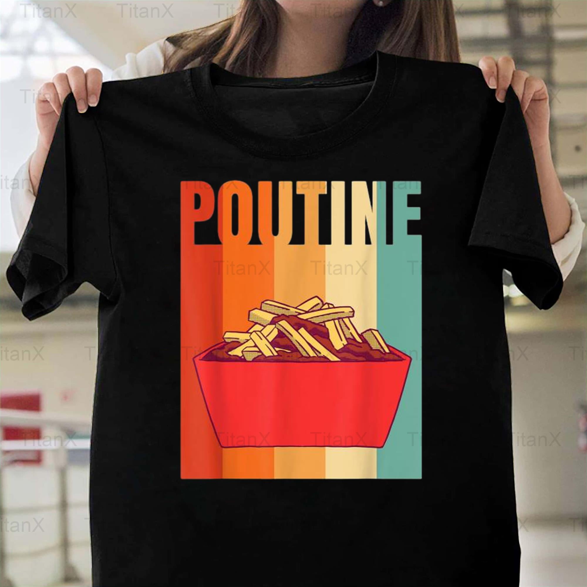 TitanX97 Retro Poutine Canadian Dish Graphic Design Style, Vintage Food ...