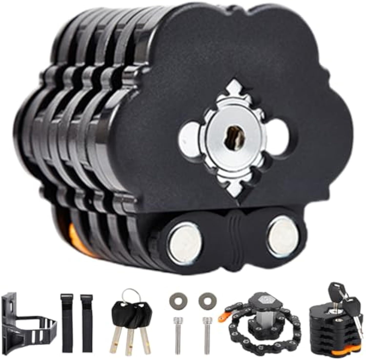 Titanguard Pro Bike Lock, Duty Anti Theft Bicycle Lock Hardened Steel ...