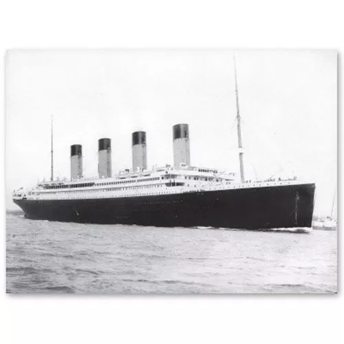 Titanic 1912 Leaving South Hampton Car Sticker Phone Decal Water Bottle ...