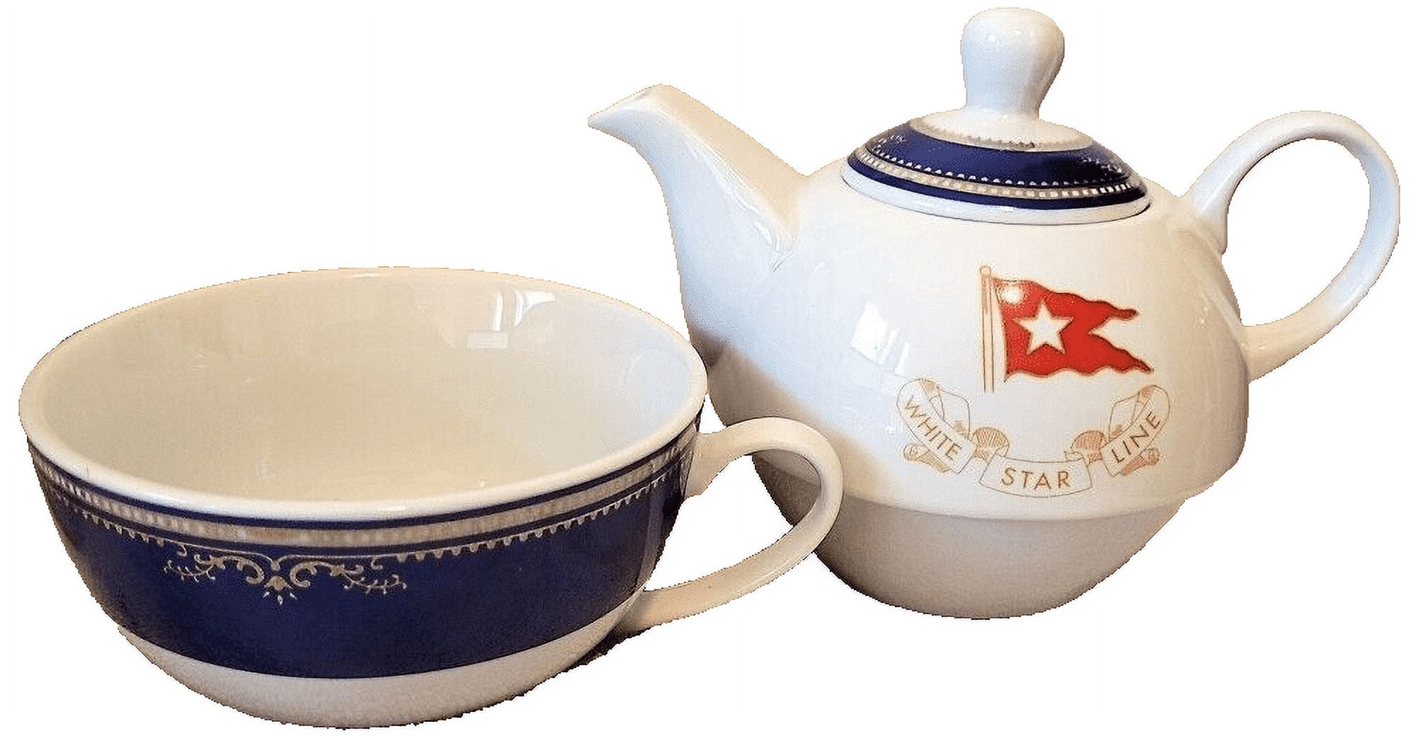 Titanic 1st Class VIP Cobalt Blue Personal Teapot - Walmart.com