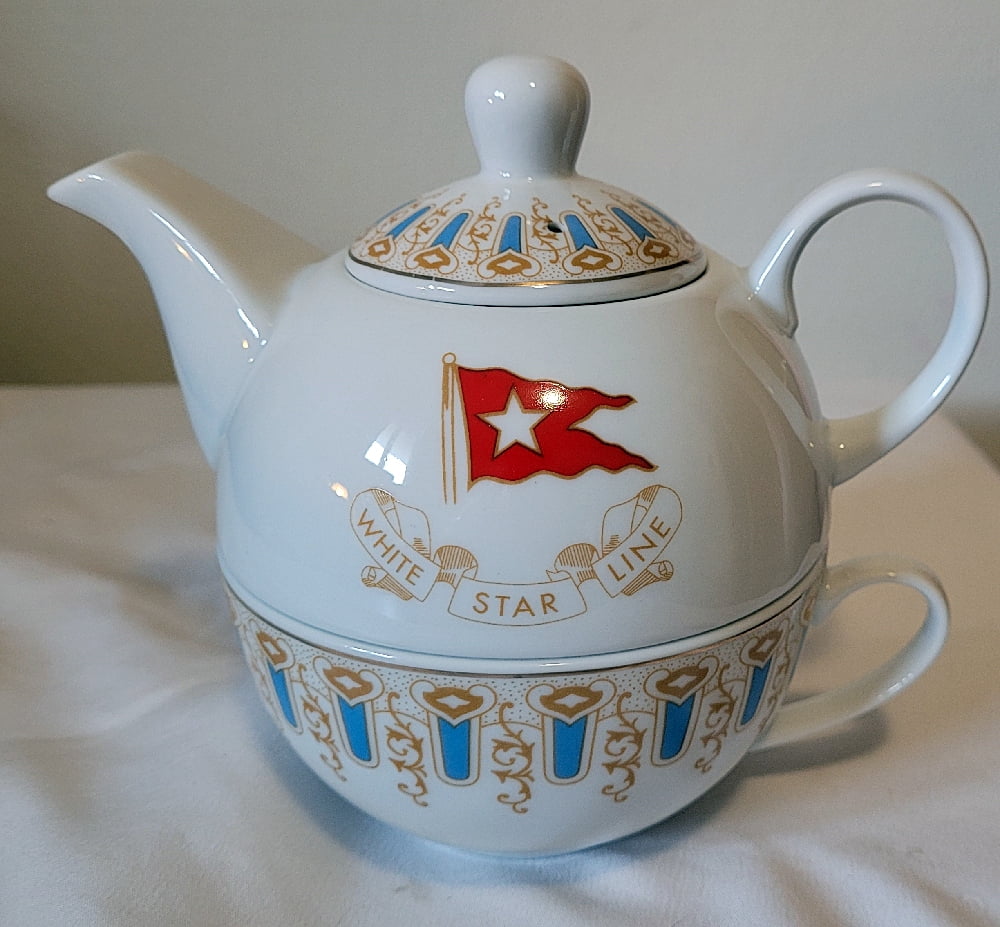 Titanic 1st Class Wisteria personal Teapot - Walmart.com