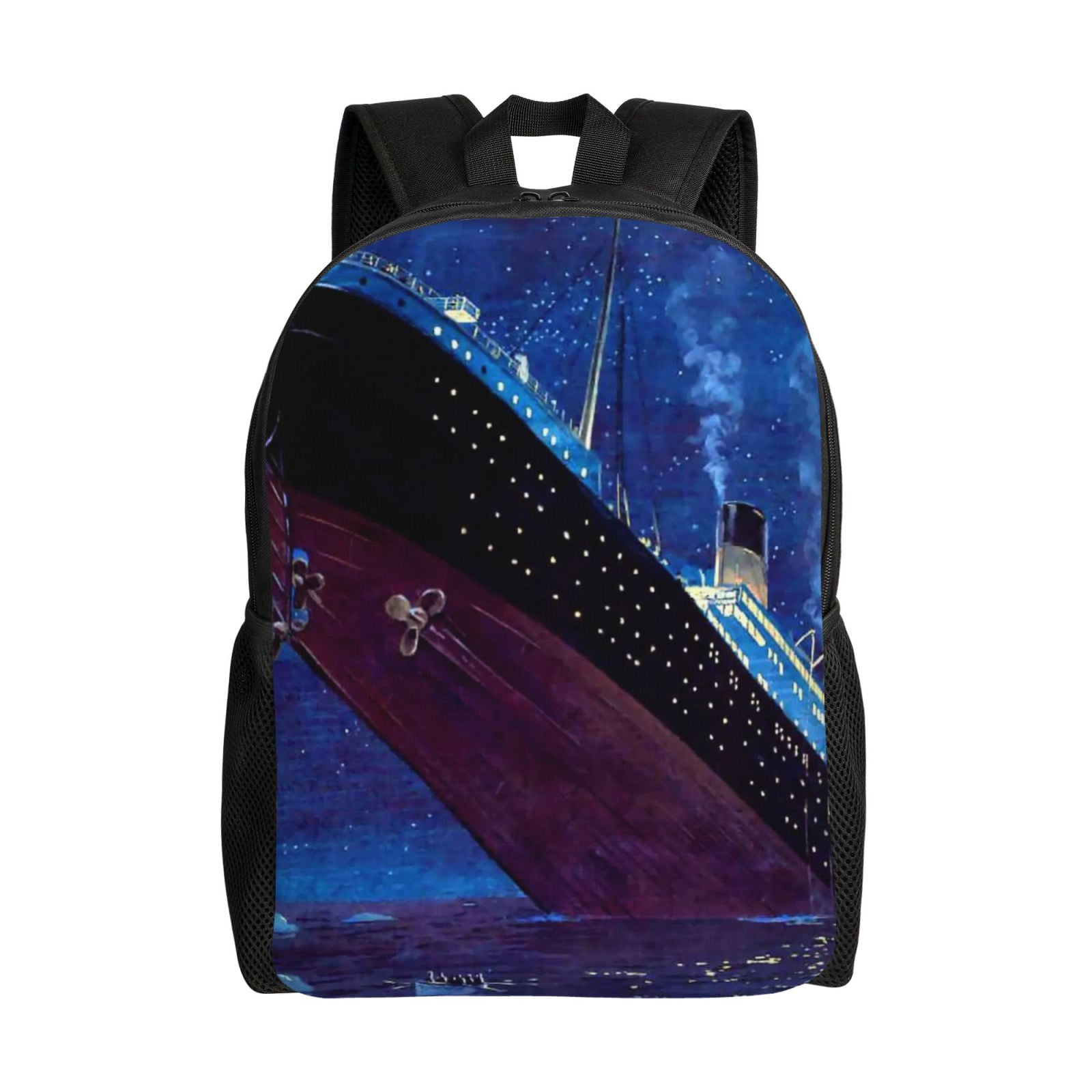 Titanic Backpack, Large Capacity Bookbag For College Travel, 16.1x11 ...