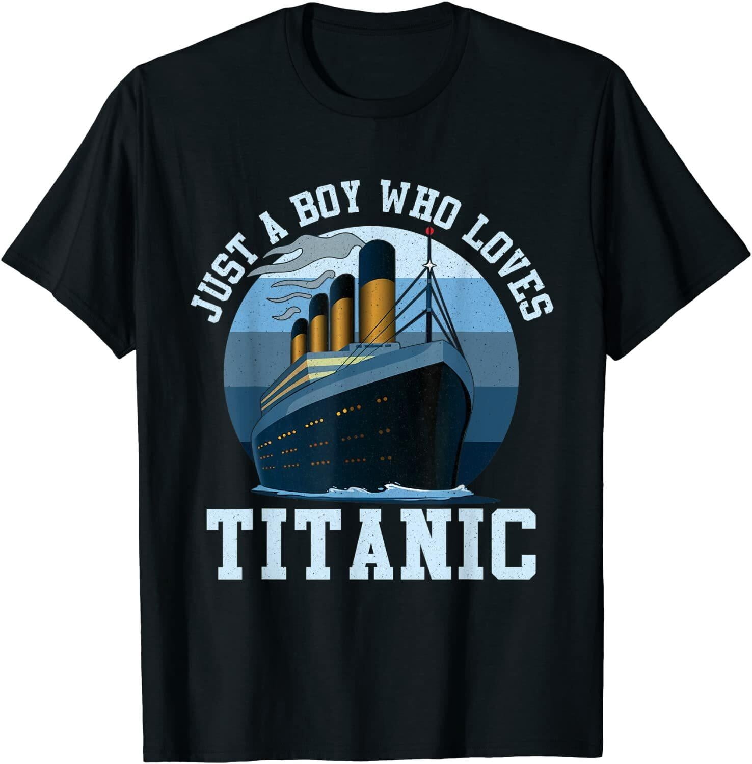 Titanic Boat Lover T-Shirt – For Passionate Young Fans - Walmart.com