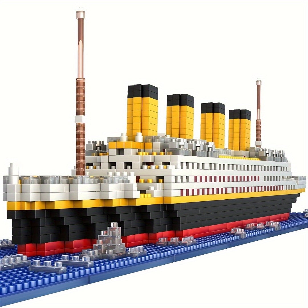 Titanic Building Blocks - Titanic Creative Luxury Iceberg Cruise Ship ...