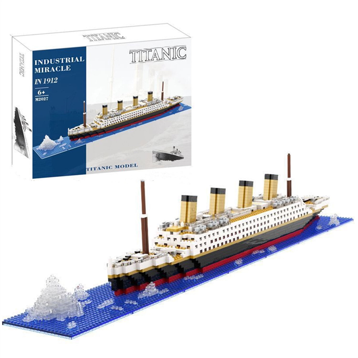 Titanic Mini Building Blocks Set - 1872Pcs 3D Titanic Model Building ...