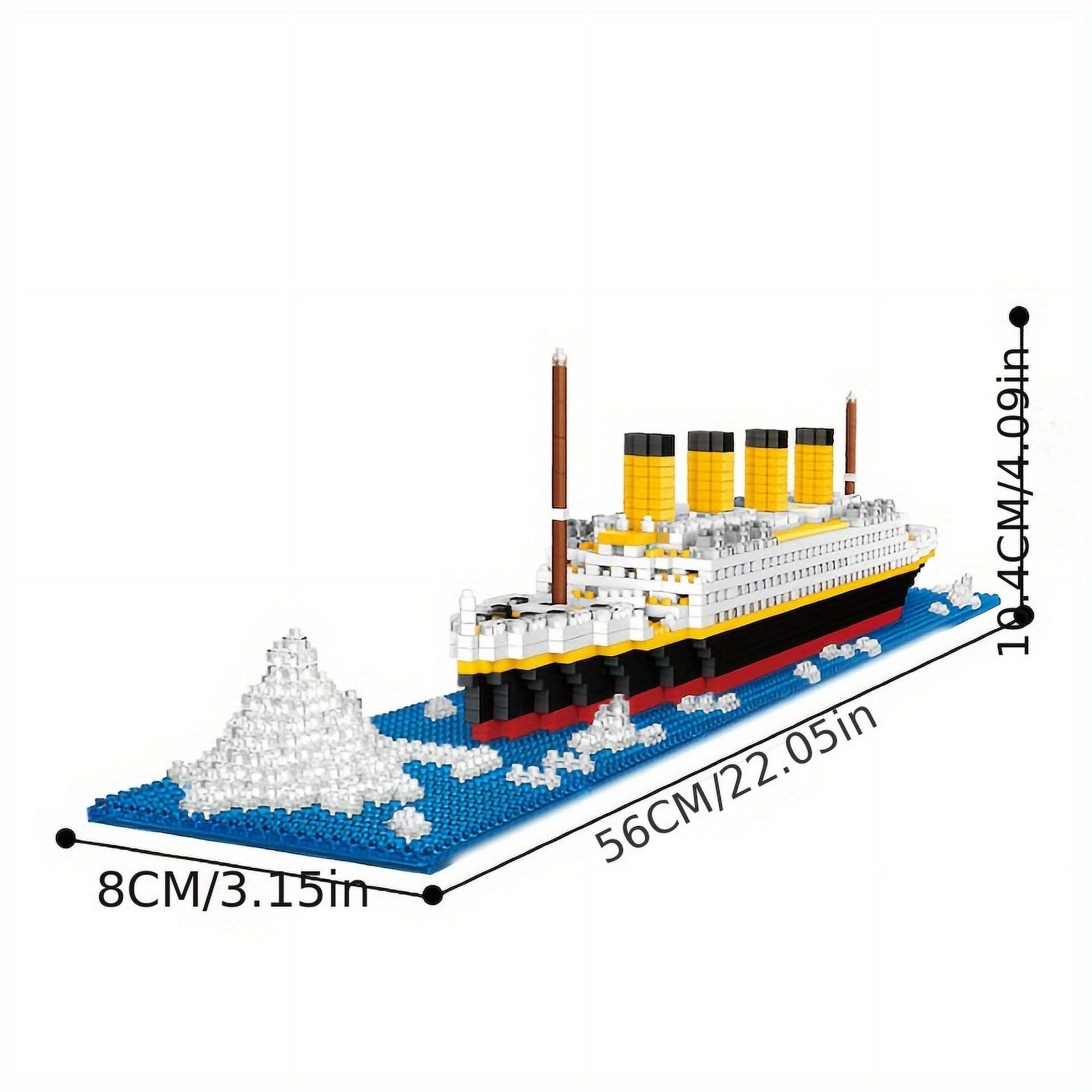 Titanic Model Building Block Set, Titanic Gifts, Titanic Toys with 1860 ...