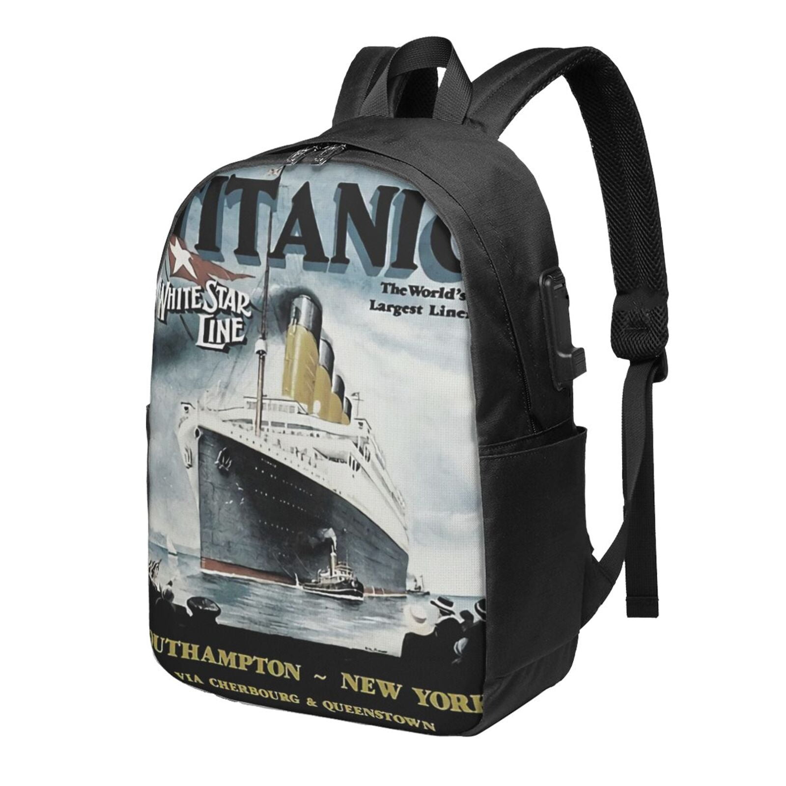 Titanic Vintage Poster Backpack Fashion Travel Backpack Laptop Backpack ...