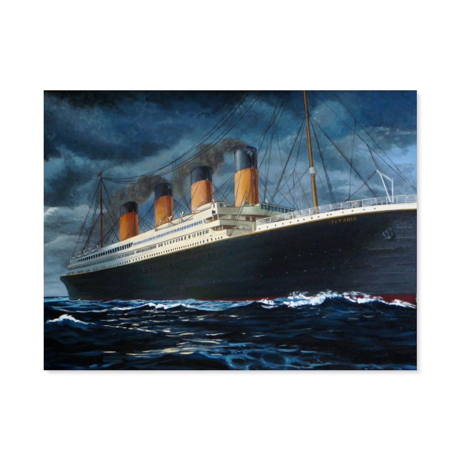 Titanic Wall Art, Canvas Hanging Painting, Artwork for Living Room ...